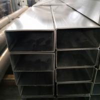 China Bright Polished 300# 400# 600# Stainless Steel Square Pipe Tube Grade 201 304 in 6m Length for Structure for sale