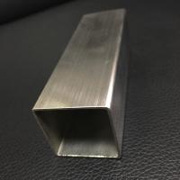China Bright Polsihed Stainless Steel Square Pipe Tube 201 304 316L SS Tube ERW Welded 400# Grinding Polishing for sale