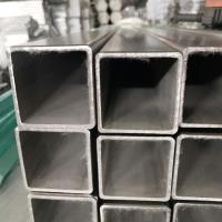 China Grade 202 Stainless Steel Square Pipe Bright Polsihed Outside / Hairline Finishing Stainless Steel Pipe for sale