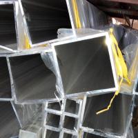 China Grade 202 Stainless Steel Square Pipe Bright Polsihed Outside / Hairline Finishing Stainless Steel Pipe for sale