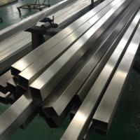 China Mirror Hairline Polished 201 304 316 Stainless Steel Square Pipe SS Rectangular Tubing for sale