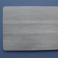 China Grade 201 304 430 Stainless Sheet No.4 Hairline Finishing For Decoration Area for sale