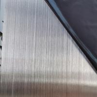 China TISCO BAOSTEEL Hairline Stainless Steel Sheet 0.3 - 3.0mm Cold Rolled SS Sheet in 4ft*8ft for sale