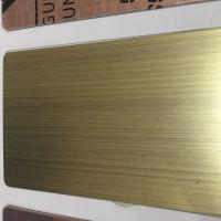 China NO.3 NO.4 Hairline Stainless Steel Plate Thickness 0.4mm 0.5mm 0.6mm 0.8mm 1.0mm 1.2mm for sale