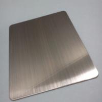 China NO.3 NO.4 Hairline Stainless Steel Plate Thickness 0.4mm 0.5mm 0.6mm 0.8mm 1.0mm 1.2mm for sale