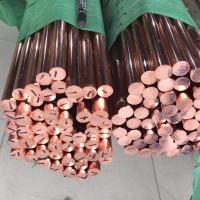 China C11000 Round Copper Bar 4-200mm Diameter with 99.9% Purity and 26-38 ksi Tensile Strength for sale