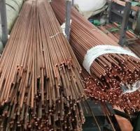 China TU1 Grade C10100 Pure Copper Round Bar Stock Rod 3/16-15