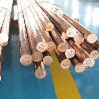 China C10200 T1 / C103 Oxygen-Free Copper Round Bar Rod 5-300mm Diameter Custom Cutting for sale