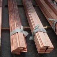 China CU-ETP Copper Flat Bar ASTM Standard C11000 Flat Copper Plate with EN 10204-3.1 Certificated for sale
