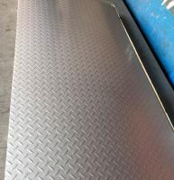 China AISI304 AISI316L Stainless Steel Checkered Plate Anti-slip Stainless Steel Sheet for sale