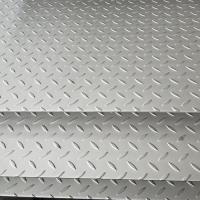 China Hot Rolled 316L Stainless Steel Checkered Plate Corrosion Resistance Checkered Plate for Chemical Industrial for sale