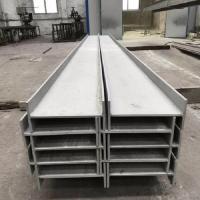 China 6m Stainless Steel H Beam Grade 304 316L 310S 321 - 100-1000mm Web Width, 8-70mm Flange Thickness for sale
