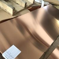 China C11000 / T2 Copper Plate Sheet 99.9% Pure Copper Plates Thickness 0.5 - 100mm ASTN EN Standard for sale