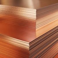 China CU-ETP Pure Copper Plate 99.9% 99.95% Copper CNC Cutting Plate C11000 Red Copper for sale
