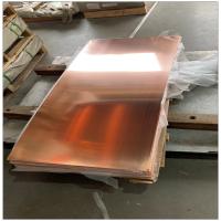 China Copper Plate 0.5-200mm Copper Plate C1100 C10100 Chromium Zirconium Copper Plate for sale