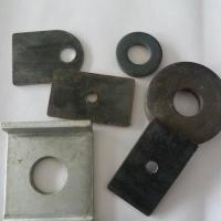 China Zinc Plain Shims Round Hole Square Washers OEM Galvanized Large Metal Square Plate Washer for sale