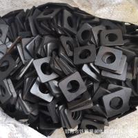 China Zinc Plain Shims Round Hole Square Washers OEM Galvanized Large Metal Square Plate Washer for sale