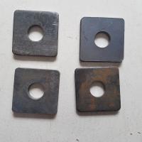 China Rectangular Flat Washer DIN 436 Carbon Steel Galvanized Square Washer M3-M60 Size Range HV100-HV300 Grade for sale