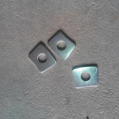 China Square Washer Zinc Plated M10-M52 Square Flat Washer Customized for sale