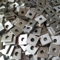 China DIN 436 Stainless Steel Carbon Steel With  Zinc Plated HDG Black Flat Square Washer 20*20 - 100*100mm for sale