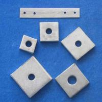 China DIN 436 Stainless Steel Carbon Steel With  Zinc Plated HDG Black Flat Square Washer 20*20 - 100*100mm for sale