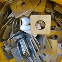 China Square Shape Washers Galvanzied Carbon Steel DIN 436 Square Plate Washers DIN 125 Washer for sale