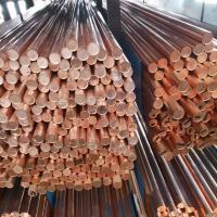 China DIN 2.0065 / CU-ETP Copper Round Bar CW004A C11000 Copper Rod Round Shape Bars for sale