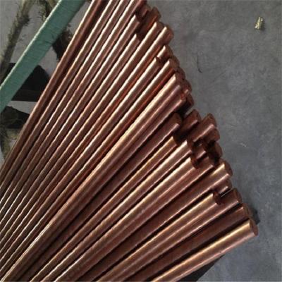 China OF-CU Copper Round Bar C10200 Oxygen-free Copper Diameter 4 - 250mm Smooth Surface for sale