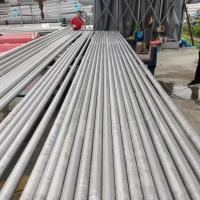 China ASTM SA312 SA213 Stainless Steel Pipe Tube / Round Shape Stainless Steel Pipe in 5.8m 6m Length for sale