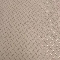 China AISI304 Rice Patteren Anti-slip Stainless Checker Plate 2.0 - 8.0mm for sale