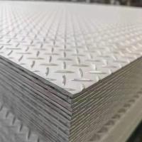 China AISI 304 Smooth Backside Anti-Slip stainless steel checkered plate From TISCO for sale