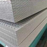 China AISI 304 Smooth Backside Anti-Slip stainless steel checkered plate From TISCO for sale