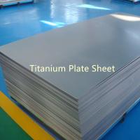 China ASTM B265 / SB265 Titanium Sheet and Plate Thickness 0.3 - 6.0mm 8.0 - 100mm Custom Any Size for sale