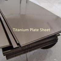 China Titanium Plate Sheet ASTM B265 Gr2 NACE MR0175 GR1 GR2 GR3 GR4 GR5 GR7 Pure Titanium for sale