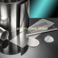 China High Quality 99.9% Pure titanium And Titanium Alloy Grade 1/2/5 Titanium plate Thin Sheet For Industrial for sale