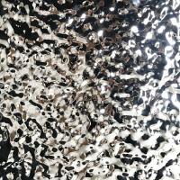 China Water Ripple Stainless Steel Sheet 201 304 For Small / Middle / Big Water Ripple Finishing for sale