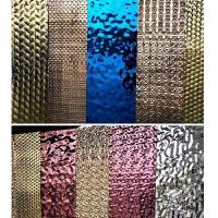 China Wave Water Ripple Finish Stainless Steel Sheet Grade 304 With Mirror Gld Mirror Finishing for sale