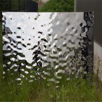 China Bright Surface Water Ripple Stainless Steel Sheets Plates 4ft*8ft with Laser Film Protect for sale