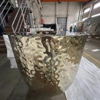 China 304 Embossed Water Ripple Design Pattern Stainless Steel Sheet 0.3 - 3.0mm Mirror Finishing for sale