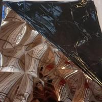 China AISI304 Stainless Steel Water Ripple Sheet 4ft*8ft Embossed Sheet Gold Bule Black Brooze Color for sale