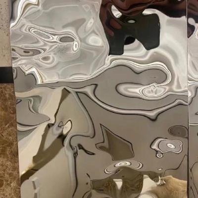 China AISI Inox Water Ripple Stainless Steel Sheet Plate Colored 304 304L 316 316L 430 420 for sale