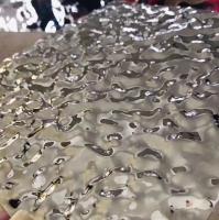 China Water Ripple Pattern Plate Stainless Steel Sheet 0.4 - 1.5mm   4FT*8FT With Laser Film for sale