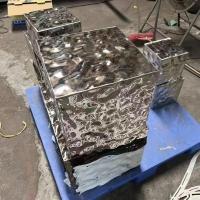 China Water Ripple Pattern Plate Stainless Steel Sheet 0.4 - 1.5mm   4FT*8FT With Laser Film for sale