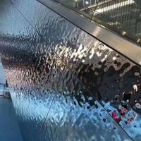 China Blue Color Water Ripple Stainless Steel Sheet 0.3 - 3.0mm Thickness 4ft*8ft SS Sheet for sale