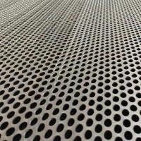 China 1mm Round Hole Perforated Stainless Steel Mesh Sheets – 2mm Pitch 316L 254SMO 904L 2507 for sale