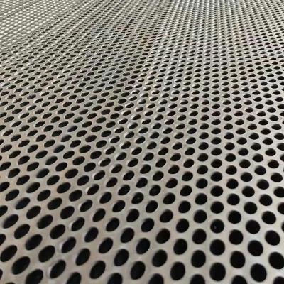 China 1mm Round Hole Perforated Stainless Steel Mesh Sheets – 2mm Pitch 316L 254SMO 904L 2507 for sale