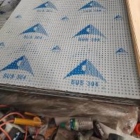 China Perforated Stainless Steel Metal Sheet Plate SUS304 SUS316L SUS310S SS Sheet With Holes for sale