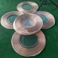 China AC Copper Pipe / Tube Coil C10100 Cooper Tube / C10100 Cooper Pipe For Air Conditioners 99.99% for sale