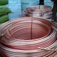 China AC Copper Pipe / Tube Coil C10100 Cooper Tube / C10100 Cooper Pipe For Air Conditioners 99.99% for sale