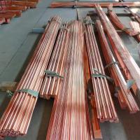 China ASTM Standard Copper Flat Stock Smooth Surface Width 20 - 120mm Copper Electrode Plate for sale